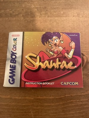 Original 2002 Shantae Gameboy Color MANUAL ONLY | eBay