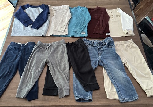 Boys 2T/24m Fall Winter Clothes Jeans Assorted Brands Lot Of 10 Pieces ...
