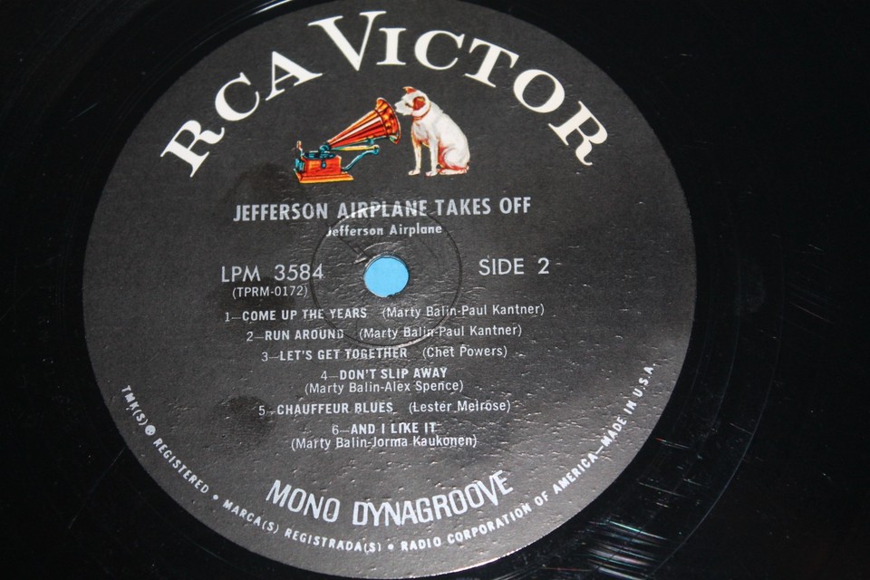 LP JEFFERSON AIRPLANE TAKES OFF RCA LPM 3584 1966 Mono | eBay