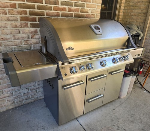 🔥 Napoleon LEX 730 sq. in. Natural Gas Grill 16k BTU Sizzle Zone + Side ...