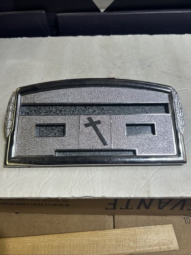 VINTAGE METAL ADJUSTABLE LETTER FUNERAL GRAVE CEMETERY MARKER | eBay