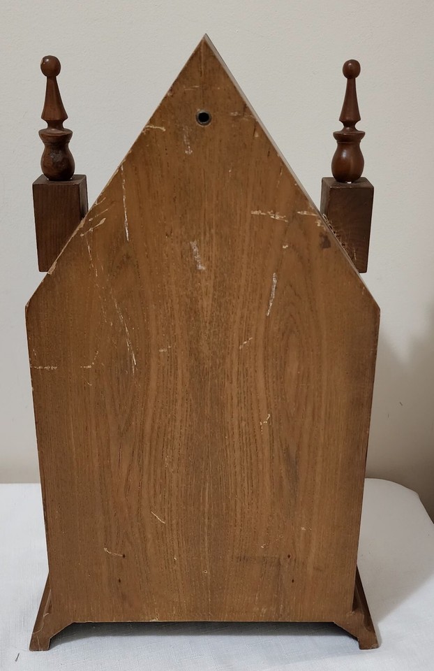 Vintage 1960sJupiter 36 DAY Movement STEEPLE Wall Clock,Runs & Chimes ...