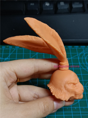 1/6 Head Sculpt Rabbit Animal Pet Carved Fit 12"Male Action Figure Body ...