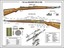 Poster 24"x36" MAUSER K98 Rifle Manual Exploded Parts Diagram D-Day ...