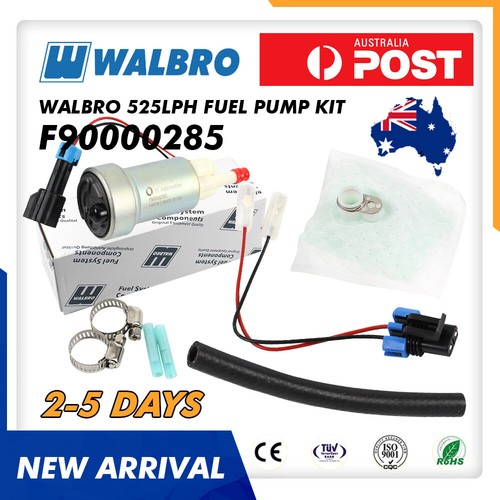Genuine Walbro 525 fuel pump, E85 safe with Intank strainer F90000285 ...