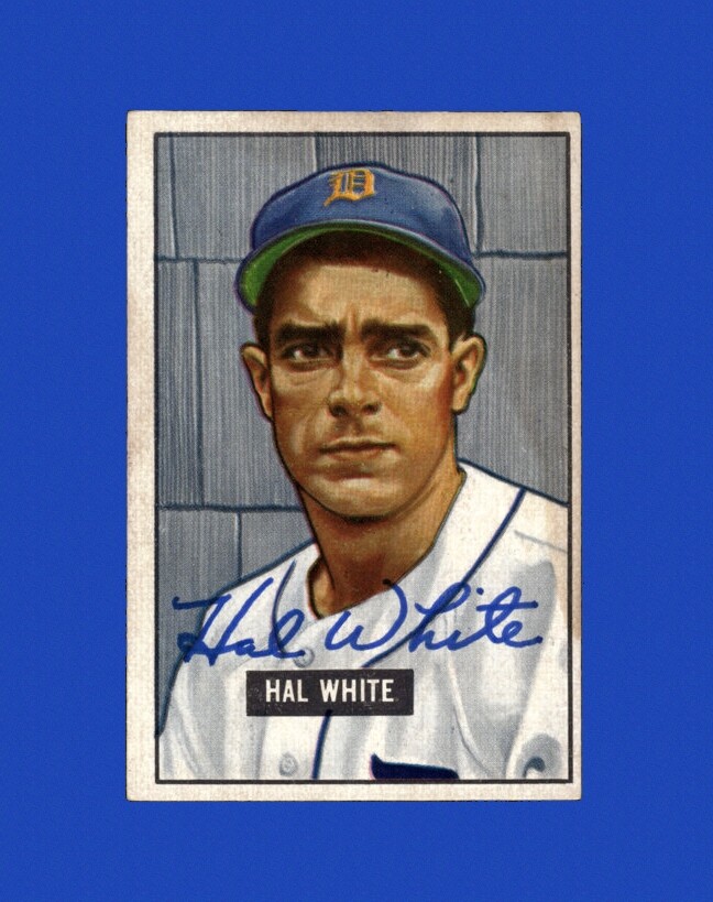 1951 Bowman Set-Break #320 Hal White RC AUTO *GMCARDS* | eBay