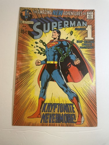 SUPERMAN # 233 DC COMICS January 1971 NEAL ADAMS CLASSIC COVER NEW ...