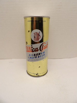 UTICA CLUB PILSENER LAGER 16oz STRAIGHT STEEL ZIP PULL TAB BEER CAN ...