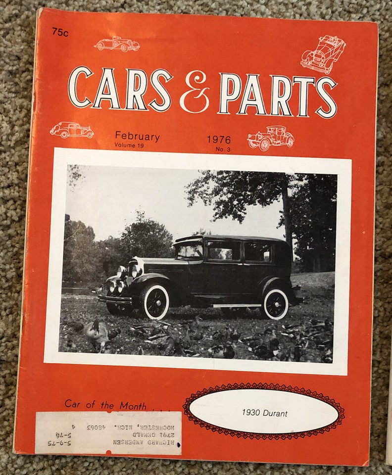4- Cars & Parts Magazines 1976 & 1977 info on 50s & 60s for the Car ...