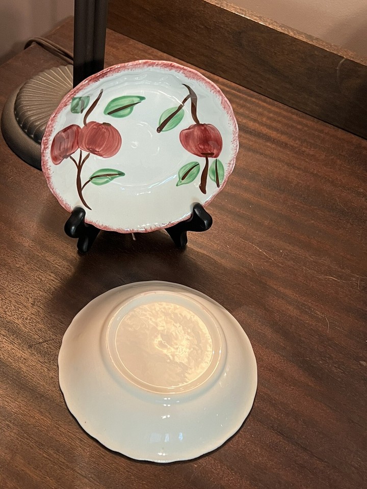 Blue Ridge Southern Potteries Crabapple Berry Fruit Bowls (2) EUC | eBay