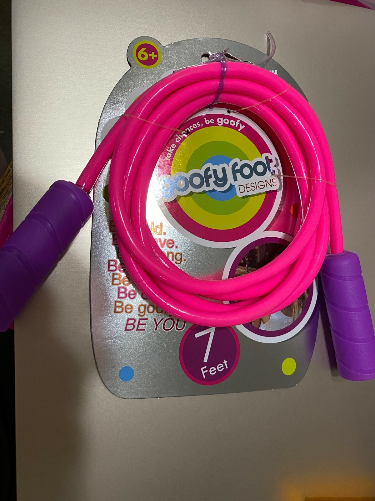 New In Packaging Jump Rope Goofy Foot Designs 7 Feet | eBay