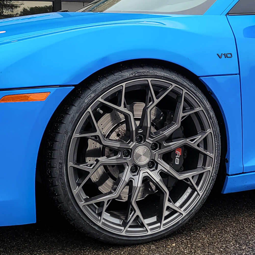 19" Stance SF10 Gunmetal 19x9.5 Forged Concave Wheels Rims Fits Audi B9 ...