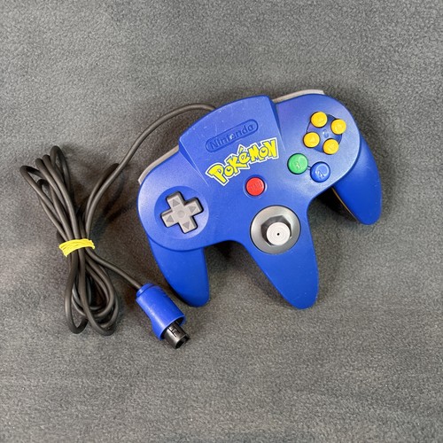 Nintendo 64 - Pokemon Blue & Yellow Controller - HALL EFFECT JOYSTICK ...