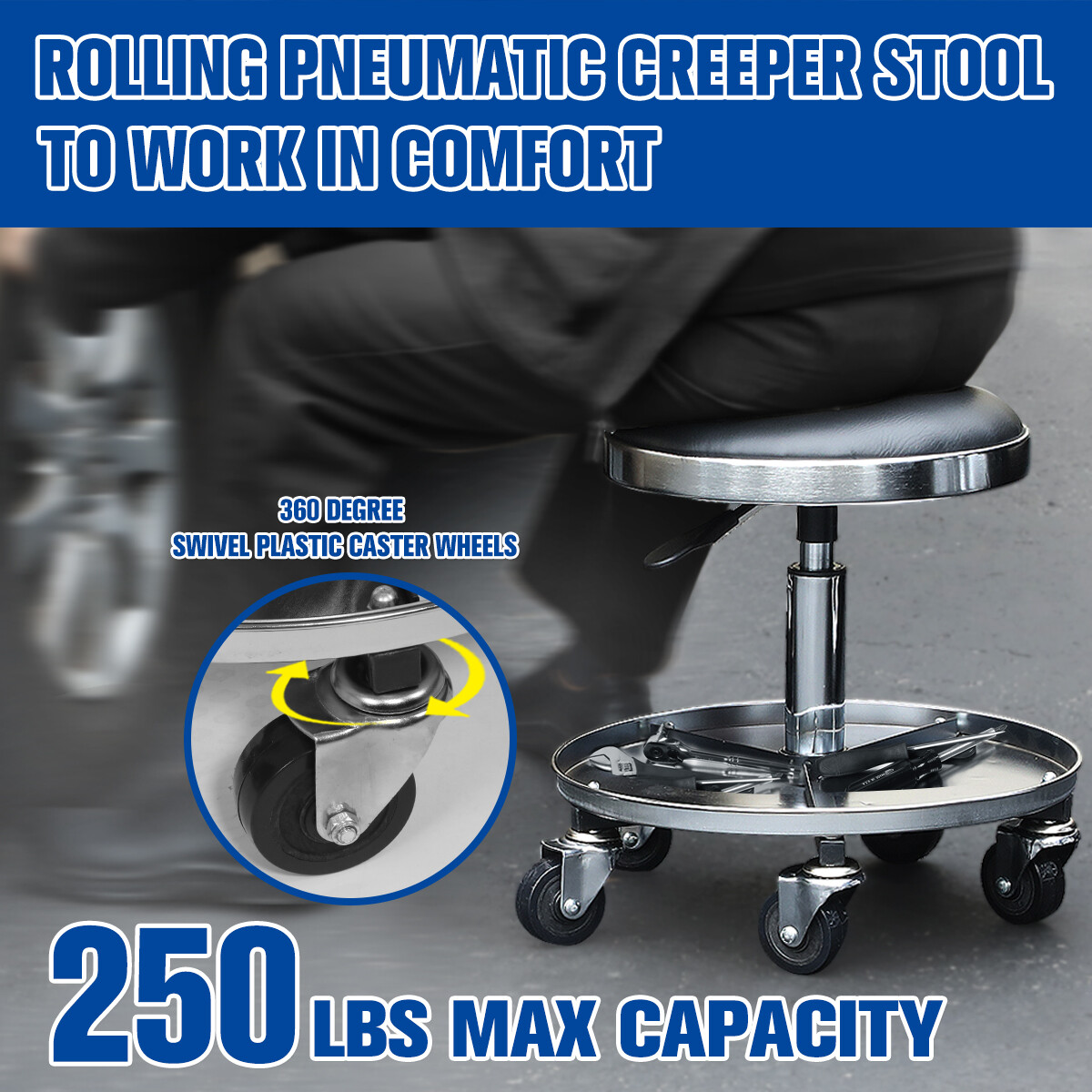 Pneumatic Creeper Wheels