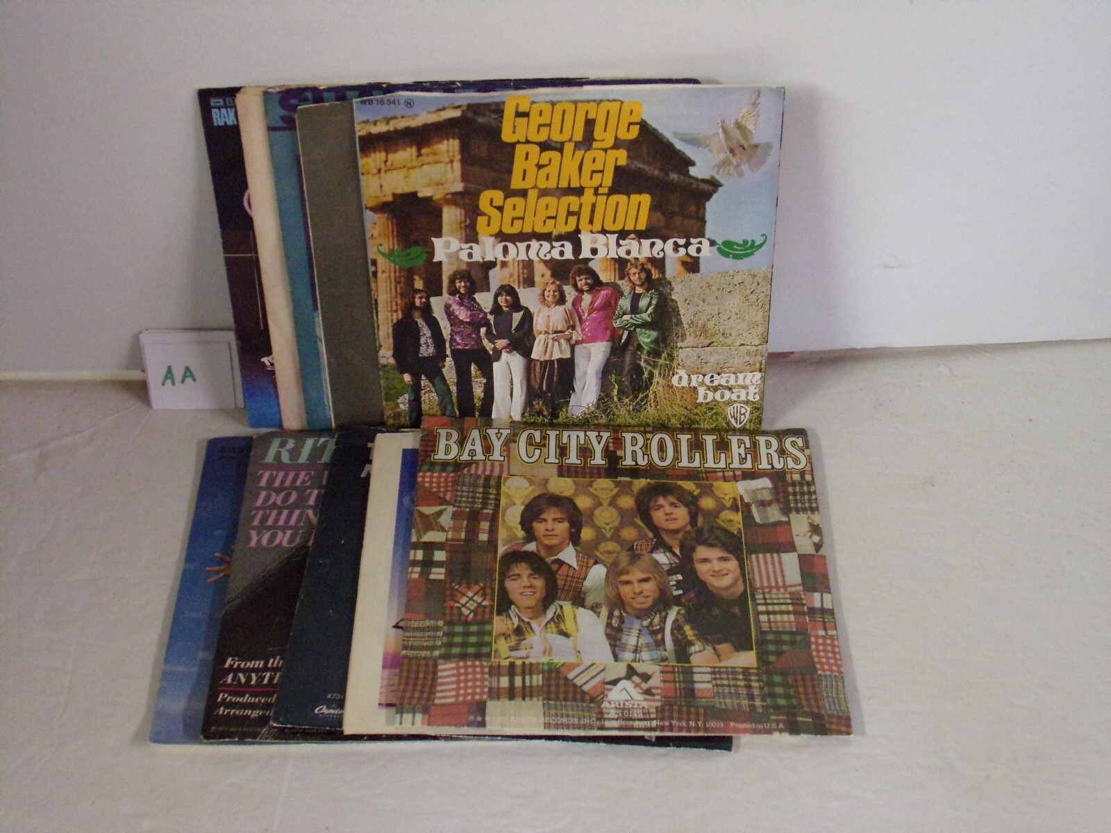 1970's Rock Lot Of 10 - 45 RPM Records With Picture Sleeves | eBay
