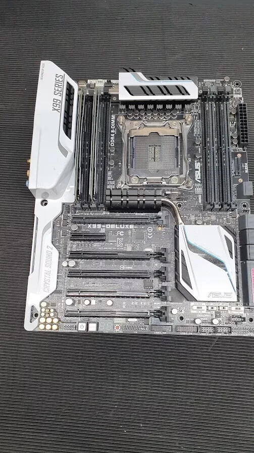 ASUS X99-Deluxe w/ CPU LGA 2011V3 w/ i7-5830K ATX Motherboard | eBay