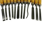 12 Pcs Wood Carving Hand Chisel Professional Woodworking Gouges Steel ...