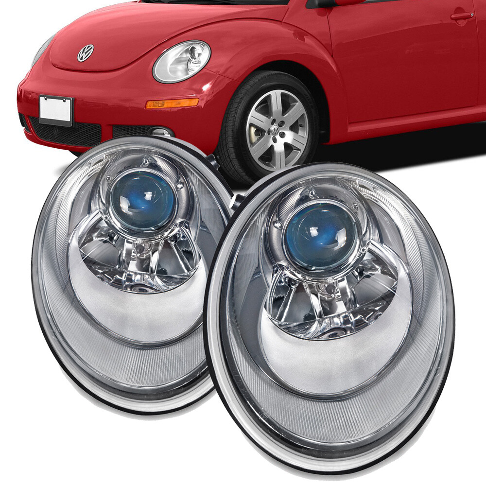 Headlight Pair For 2006-2010 Volkswagen VW Beetle Halogen Pair Left ...
