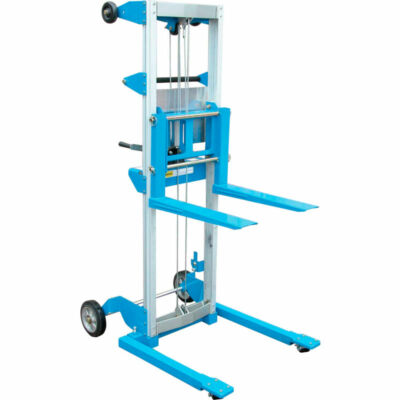 NEW! Vestil Portable Hand Operated Lift Truck 500 Lb. Straddle Legs ...