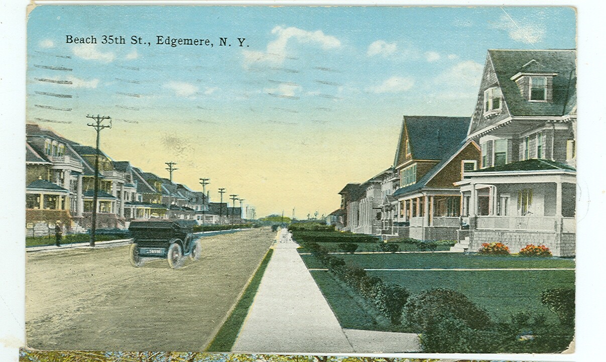 EDGEMERE, NEW YORK-BEACH 35TH ST.-PM1918-(NY-EMISC) | eBay
