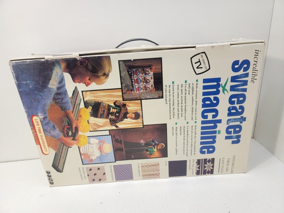 Bond INCREDIBLE SWEATER MACHINE Knitting NEW NOS Vintage 736981010010| eBay