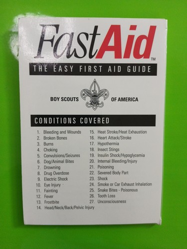 FastAid Easy First Aid Guide Boy Scouts of America | eBay