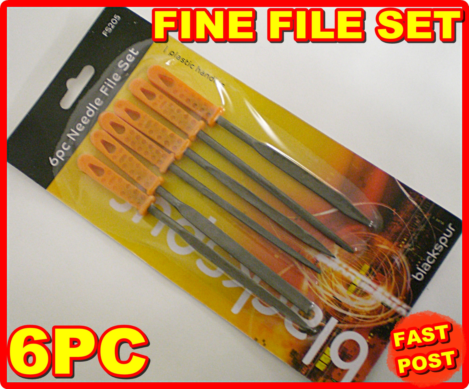 Fine File Set Warding Engineers Precision Bench Work Metal Plastic Wood ...