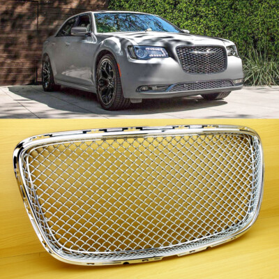 NEW! Chrome / Sliver Fit Chrysler 300 300C 2015-2019 Bentley Look Front ...