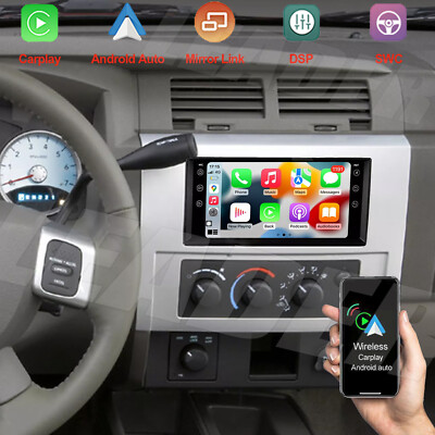 7"Android 13 Carplay For 2005-2011 Dodge Dakota Car Stereo Radio GPS ...