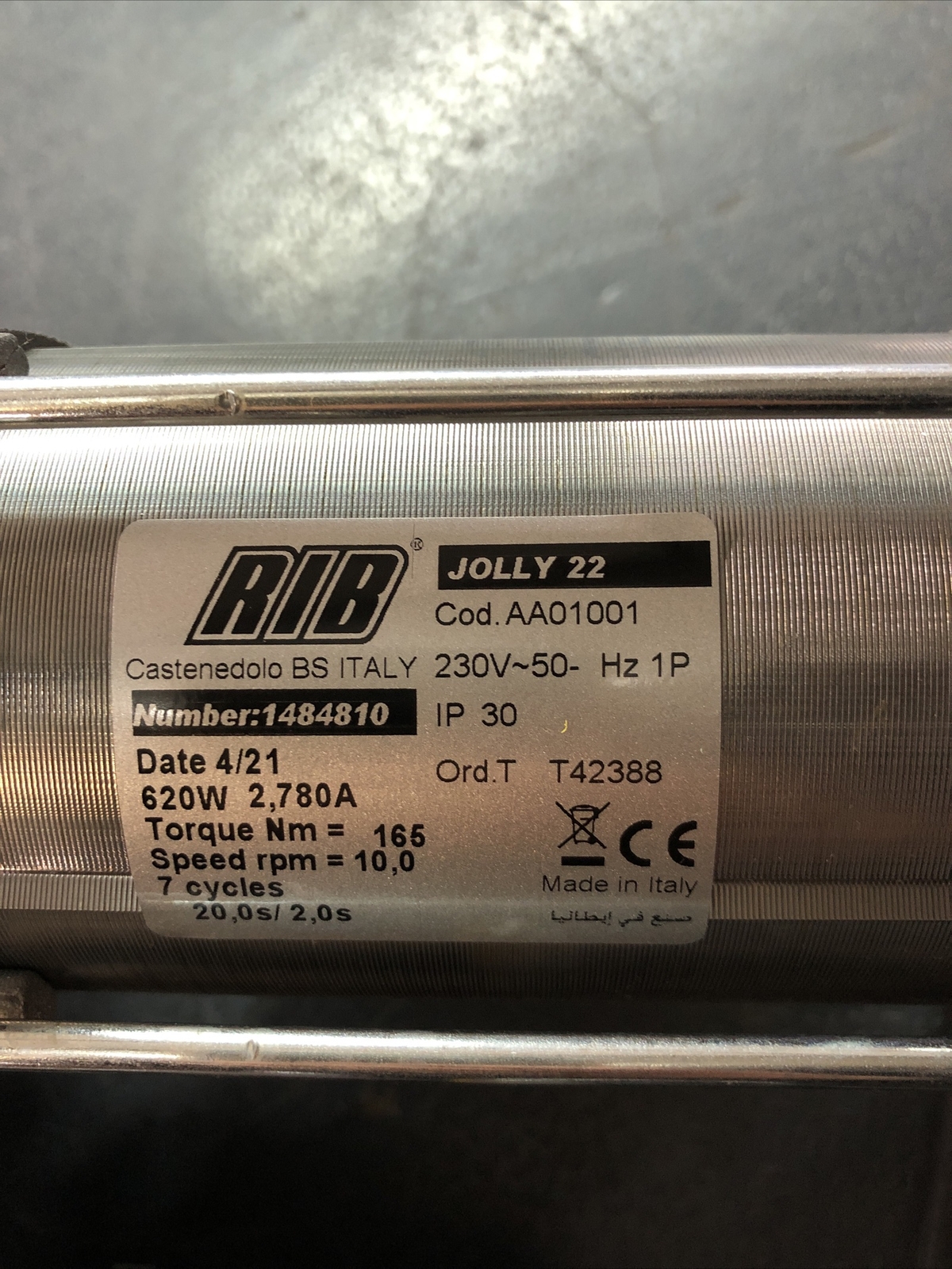 RIB JOLLY 22 60mm Palo 200mm Molle Operatore per Serrande Avvolgibili ...