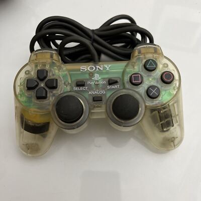 Official Sony Playstation PS2 DualShock Controller Clear Transparent ...