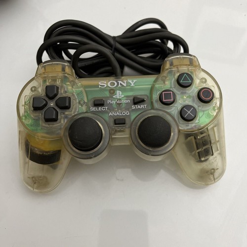 Official Sony Playstation PS2 DualShock Controller Clear Transparent ...