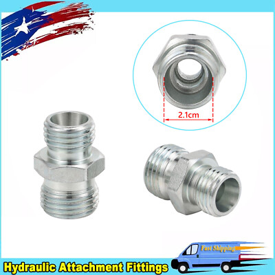 M14-M16 Hydraulic Attachment Fitting Adapters For Mini Excavator 115757 ...
