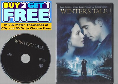 Winter's Tale (DVD, 2014) Colin Farrell Russell Crowe Disc & Cover Art ...