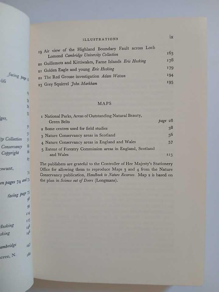 Nature Conservation On Britain Sir Dudley Stamp 1970 Hardback Collins ...