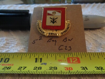 5th Engineer Battalion G23 Unit Crest, DI, DUI (DRAW#H4) | eBay