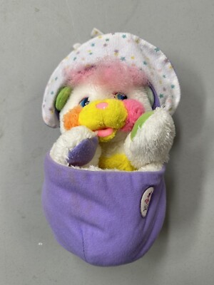 Vintage POPPLES "BIBSY™ Pocket Baby Plush 1985 Mattel Soft Toy | eBay