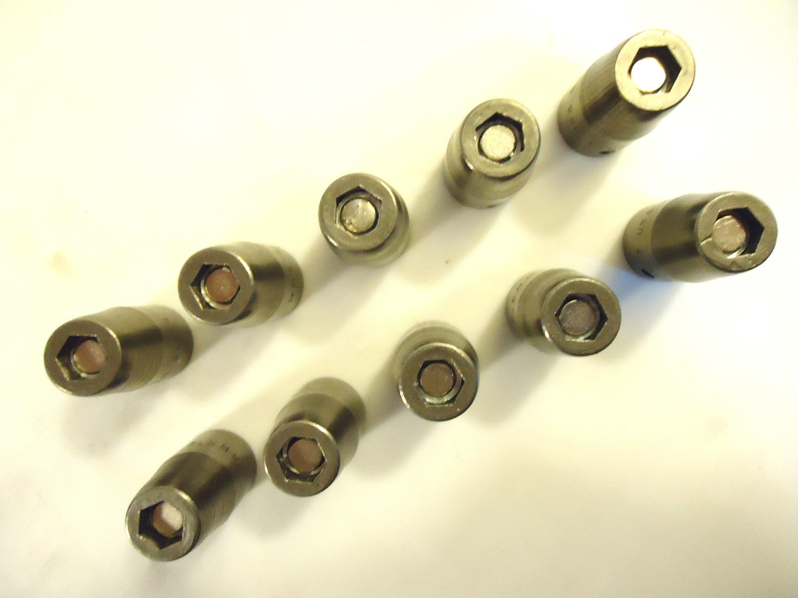 Magnetic Sockets, 10 pcs, 1/4” Drive X 5.5mm Hex, Impact, Hanson ...
