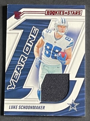 2023 Rookies & Stars Luke Schoonmaker Year One Patch Rookie RC #YO-LS ...