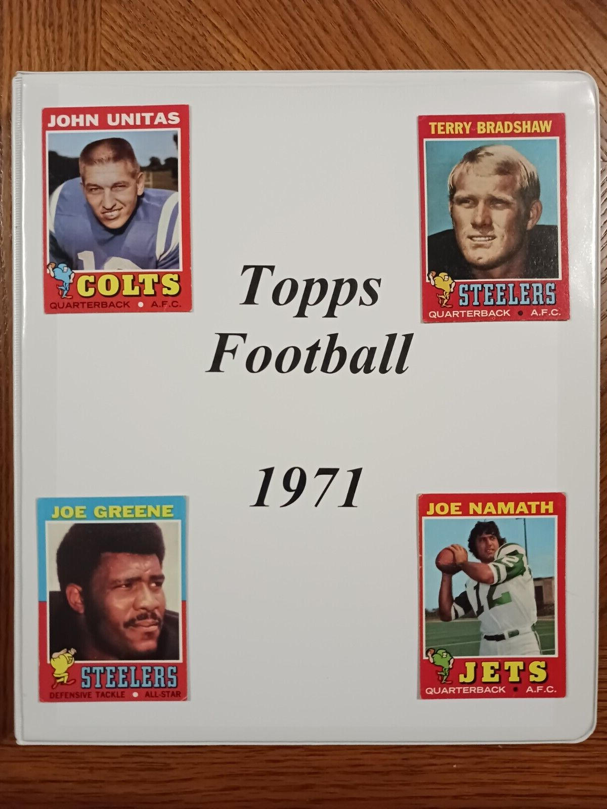 1971 Topps Football Complete Set (Very nice set of 263 cards) | eBay