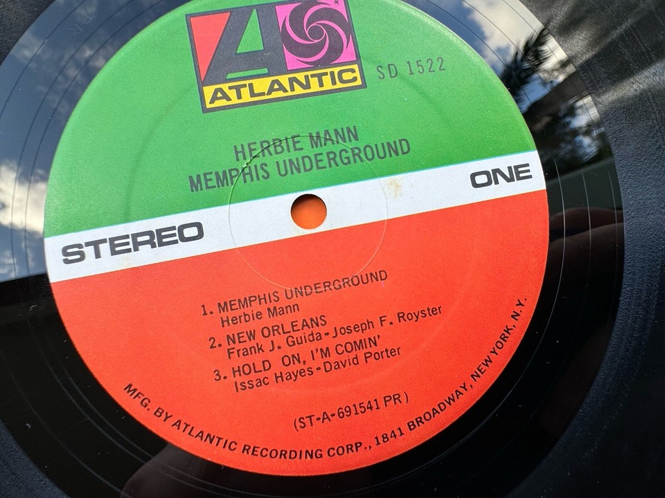 Herbie Mann Memphis Underground LP 1969 Jazz Funk, Latin, Jazz Fusion ...