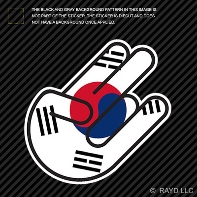 South Korean Shocker Sticker Die Cut Decal Self Adhesive Vinyl Korea | eBay