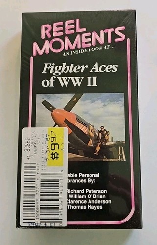 Reel Moments An Inside Look At Fighter Aces Of WW II VHS SEALED Simitar ...