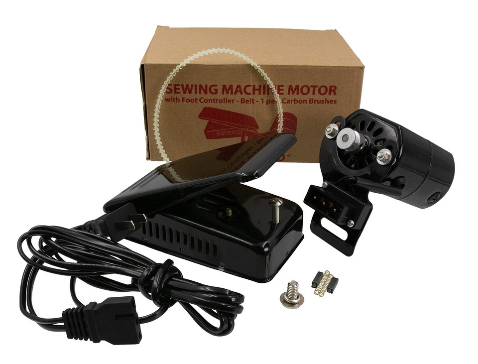 Enduro Sewing Machine Motor Kit with Foot Pedal & Belt-110 Volt, 100 ...