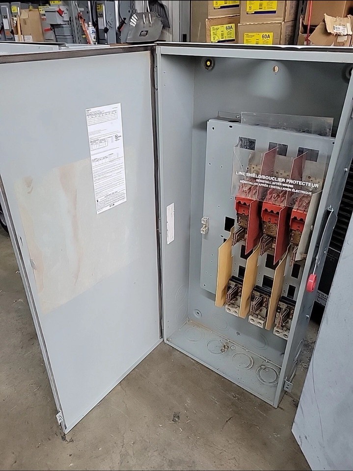 Eaton DH366FRK Fusible Disconnect Safety Switch 600A 600V 3P NEMA 3R | eBay
