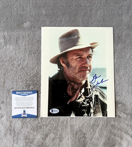 Gene Hackman Signed 8x10 Autographed Photo Beckett Authenticated BAS ...