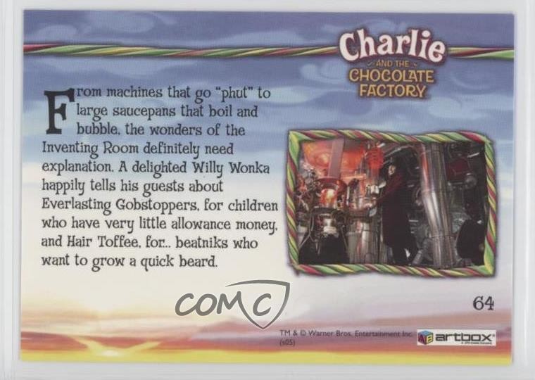 2005 Artbox Charlie and the Chocolate Factory What's This? #64 1d3 | eBay