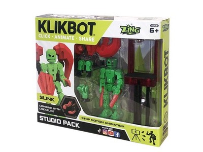 KLIKBOT Studio Pack SLINK Stop Motion Animation Click Animate Share | eBay