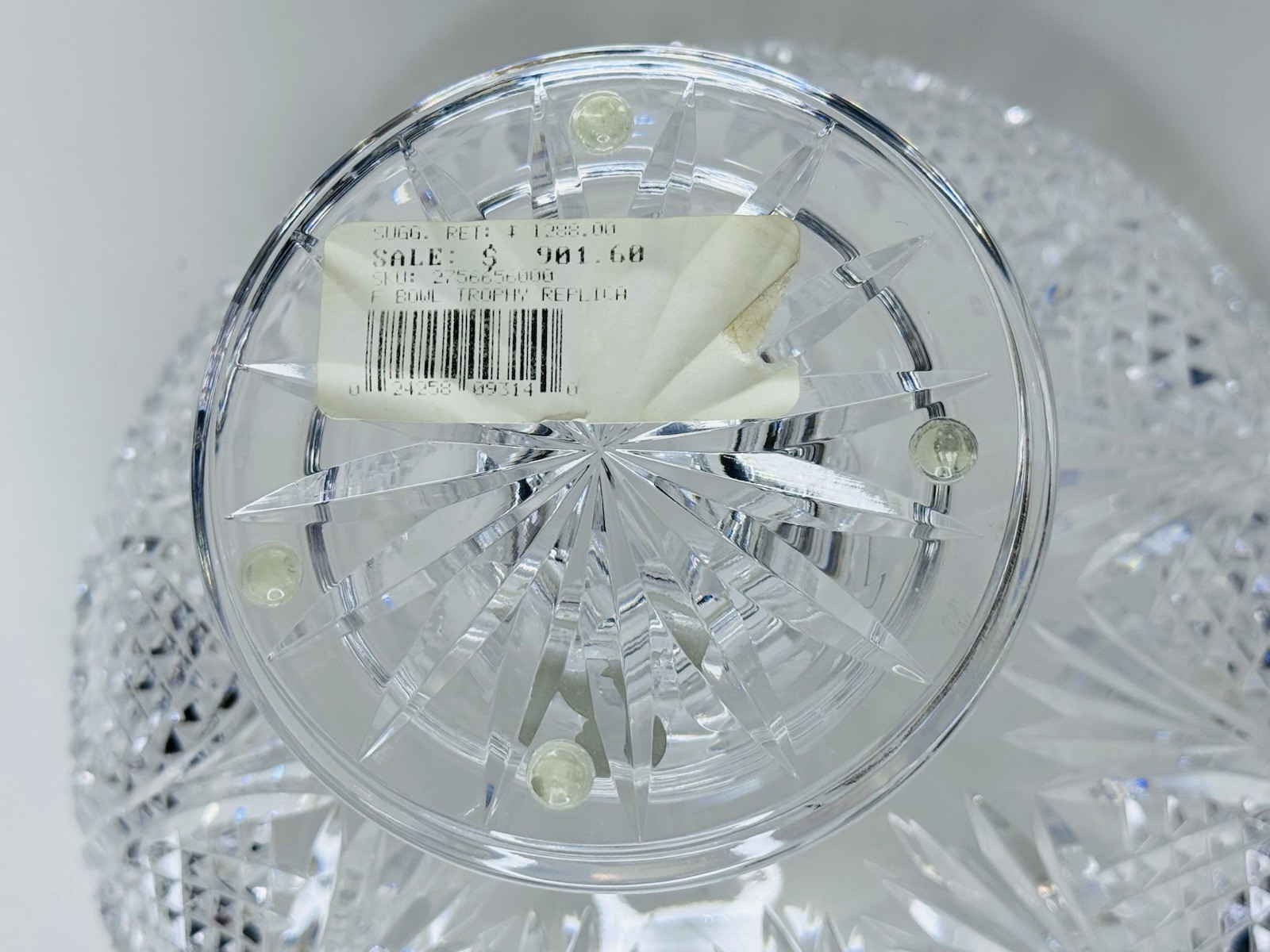 Waterford Crystal Trophy Vase Master Cutter Collection 8” Bowl Etched ...