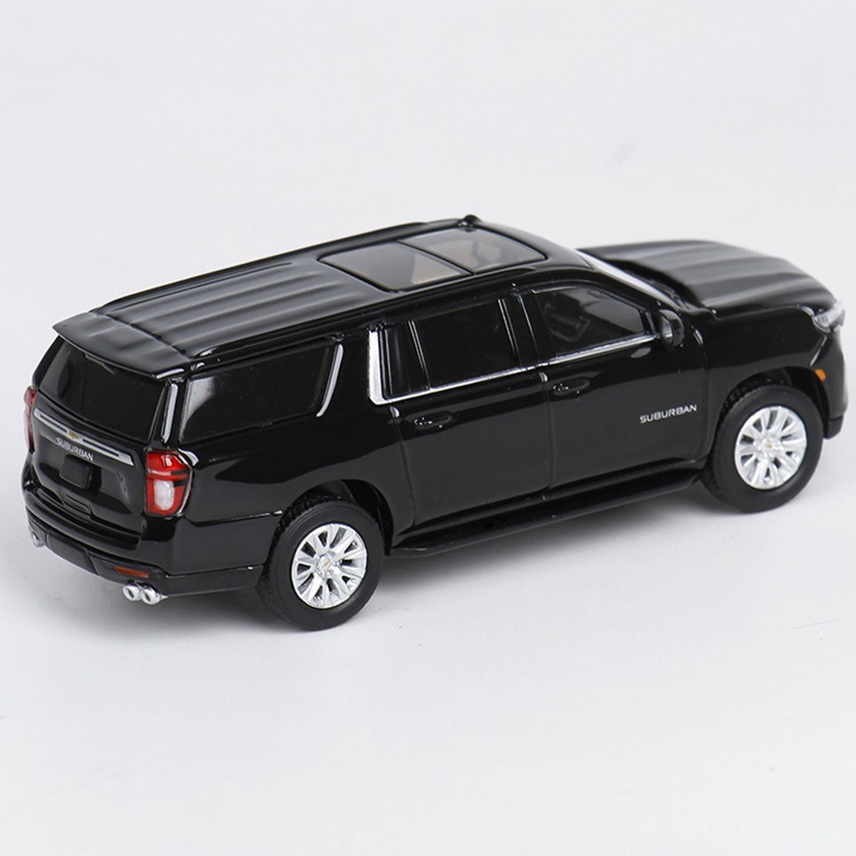 1:64 Chevrolet Suburban Black Alloy Diecast - Limited Edition SUV Model ...